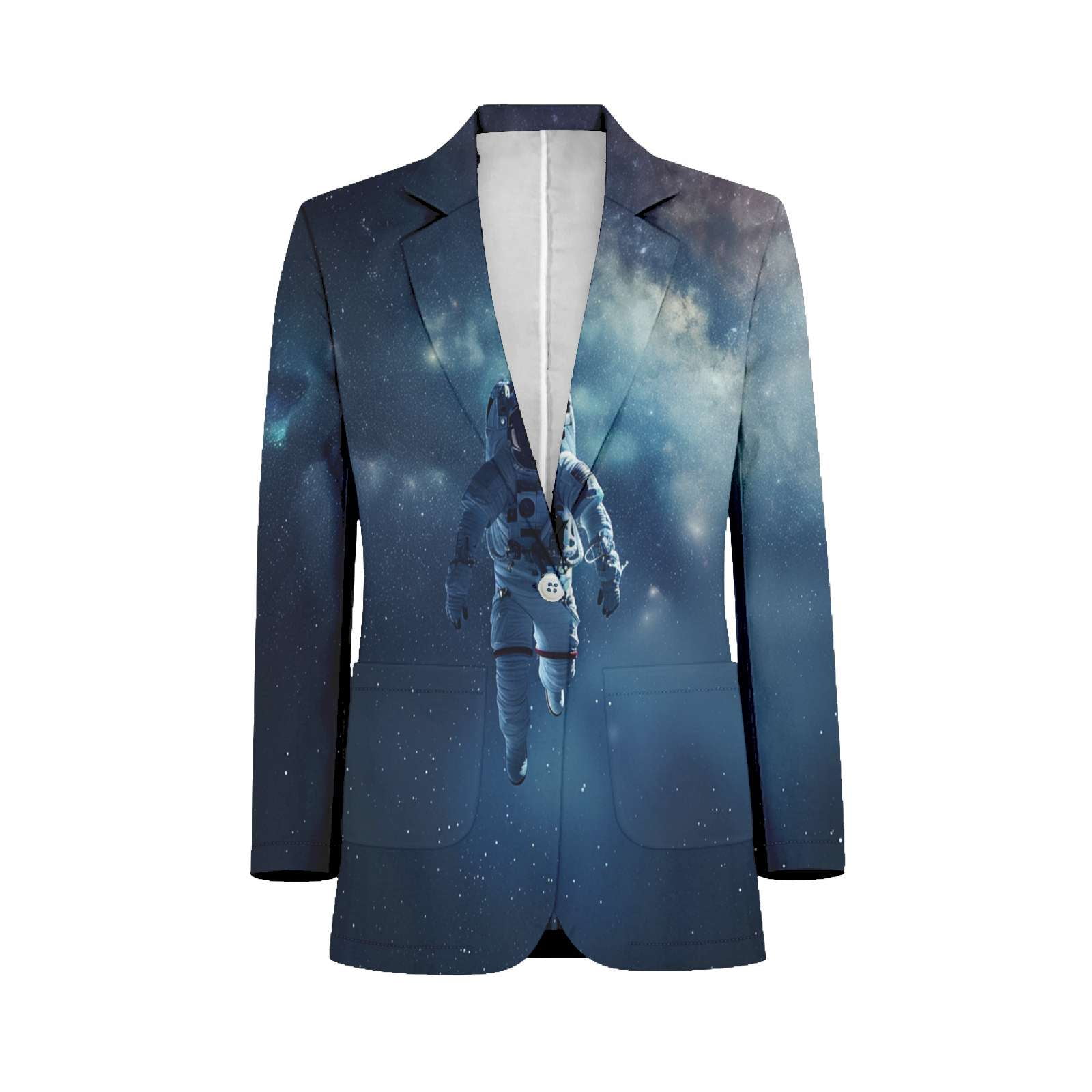 Astronaut Space Odyssey Customized Men's Suits full man Shawl Collar ...