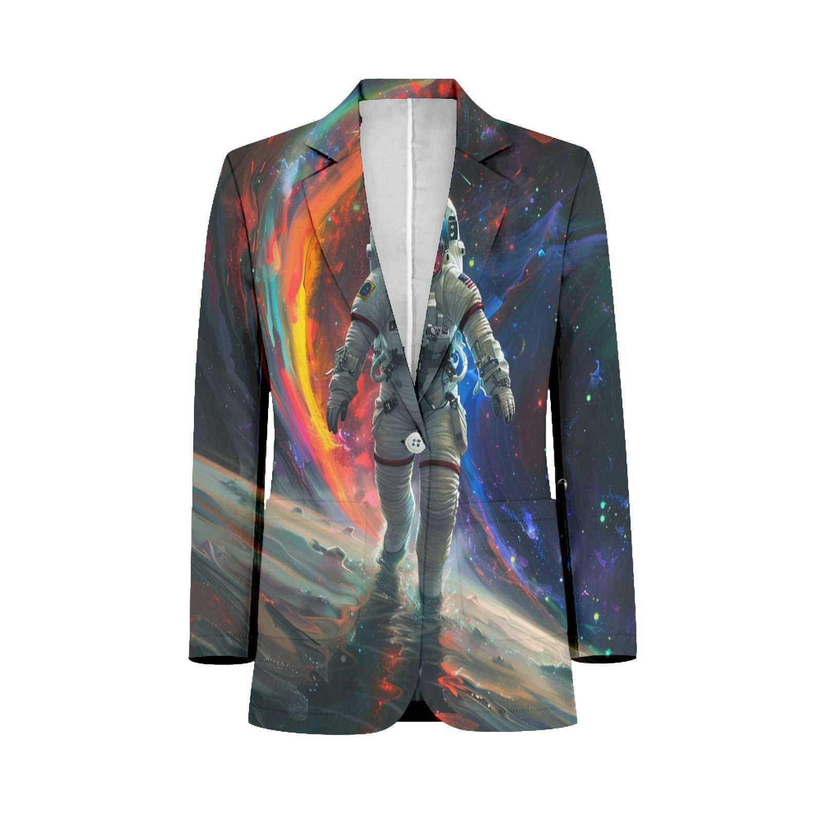 Astronaut Space Odyssey Customized Men's Suits full man Shawl Collar ...