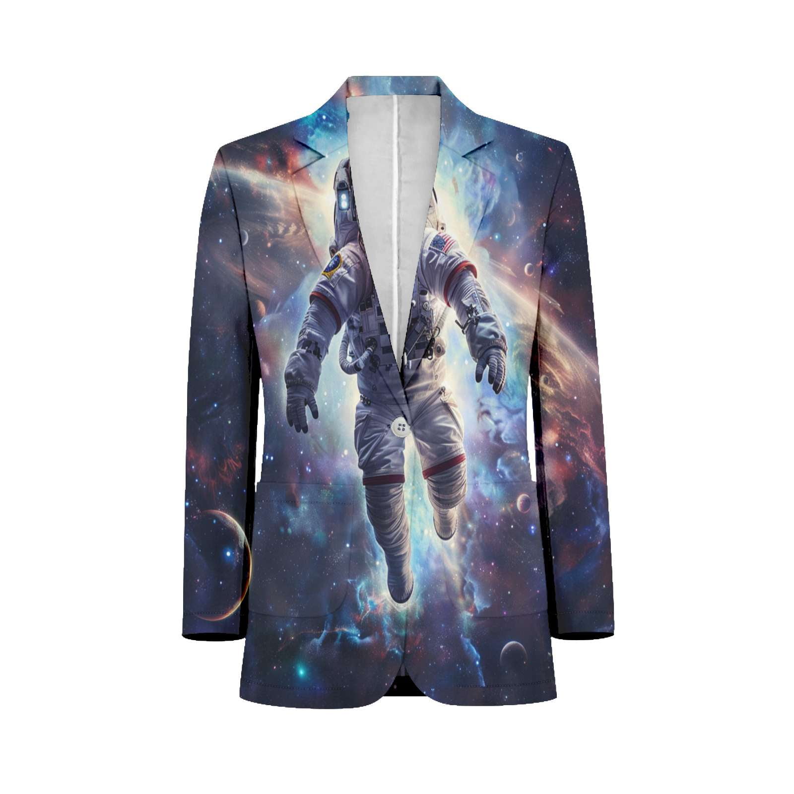 Astronaut Space Odyssey Men Blazers Slim Clothing Summer Jacket Man Oversize Daily Suits Tops ...