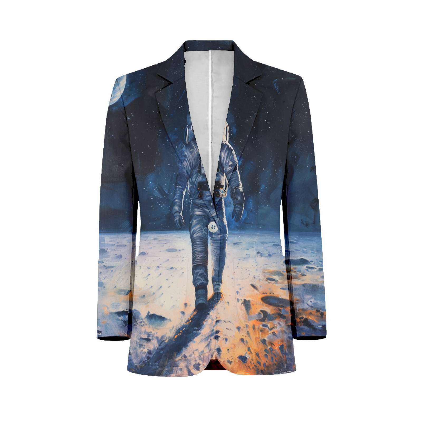 Astronaut Space Odyssey Men Blazers Slim Clothing Summer Jacket Man Oversize Daily Suits Tops ...