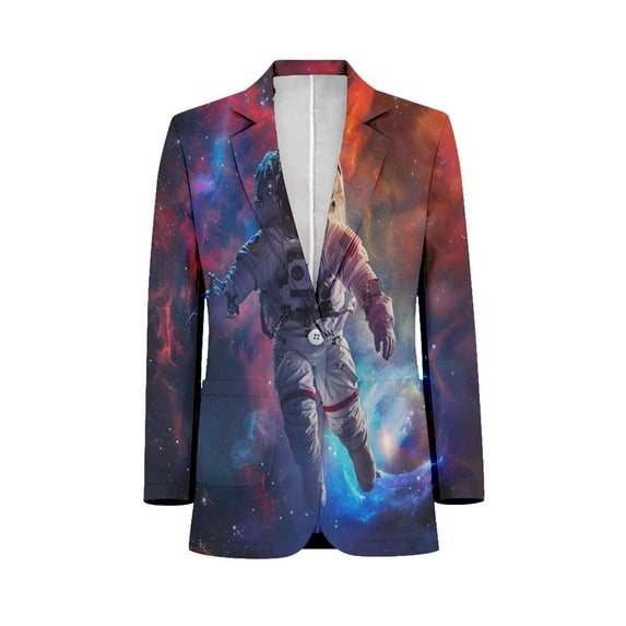 Astronaut Space Odyssey Men's Suit Blazer Casual Party Wear Slim Fit ...