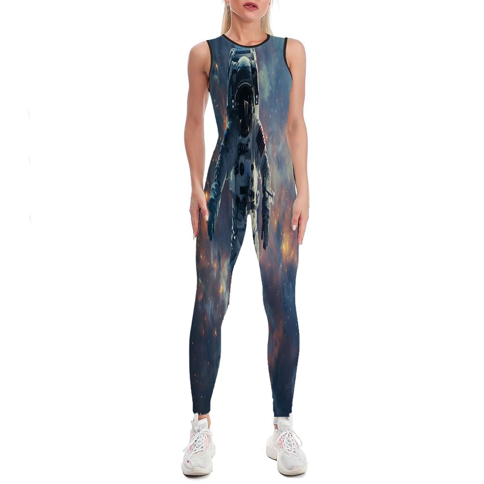 Astronaut Space Odyssey Women's One Piece Yoga Jumpsuits Leggings ...