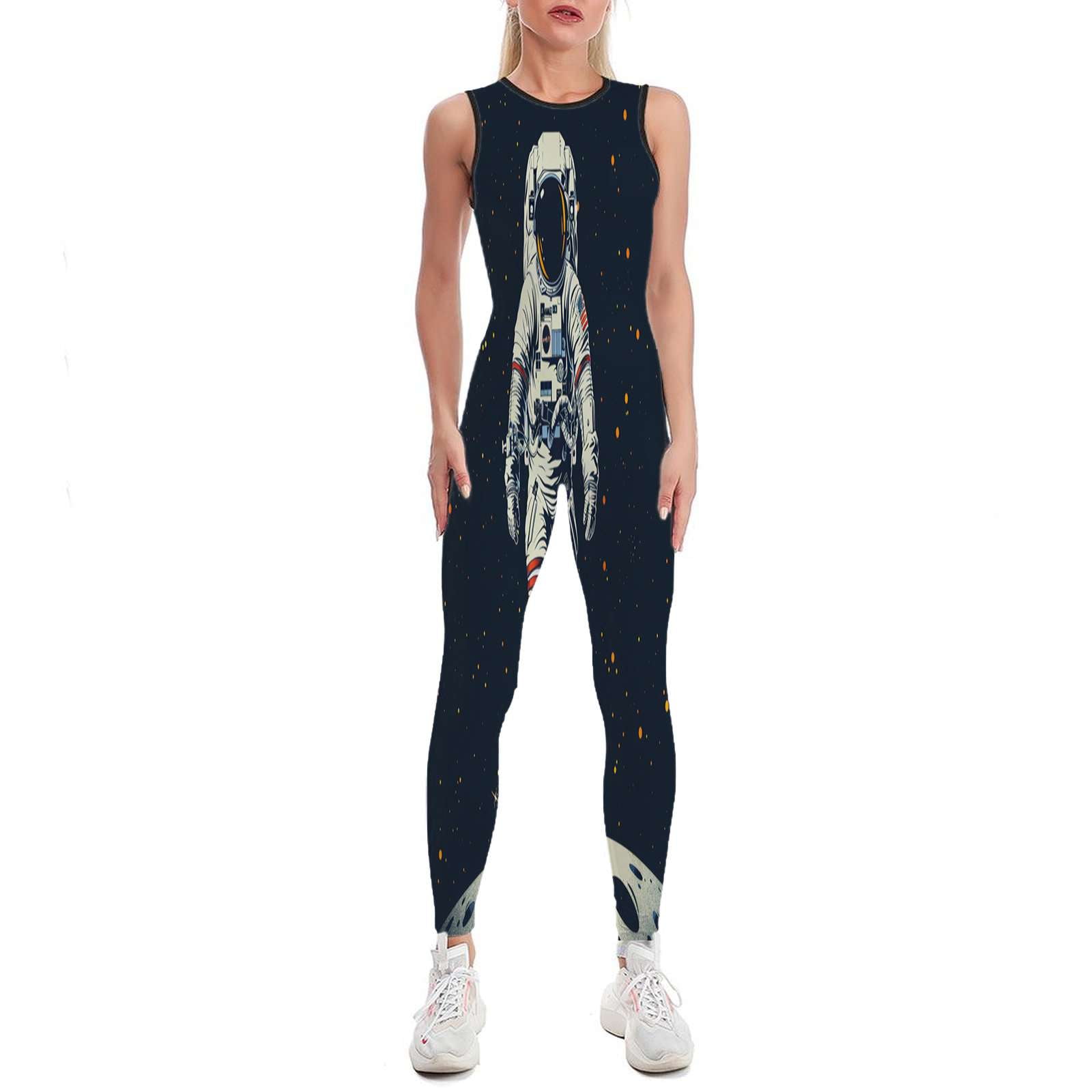 Astronaut Space Odyssey Women's One Piece Yoga Jumpsuits Leggings ...