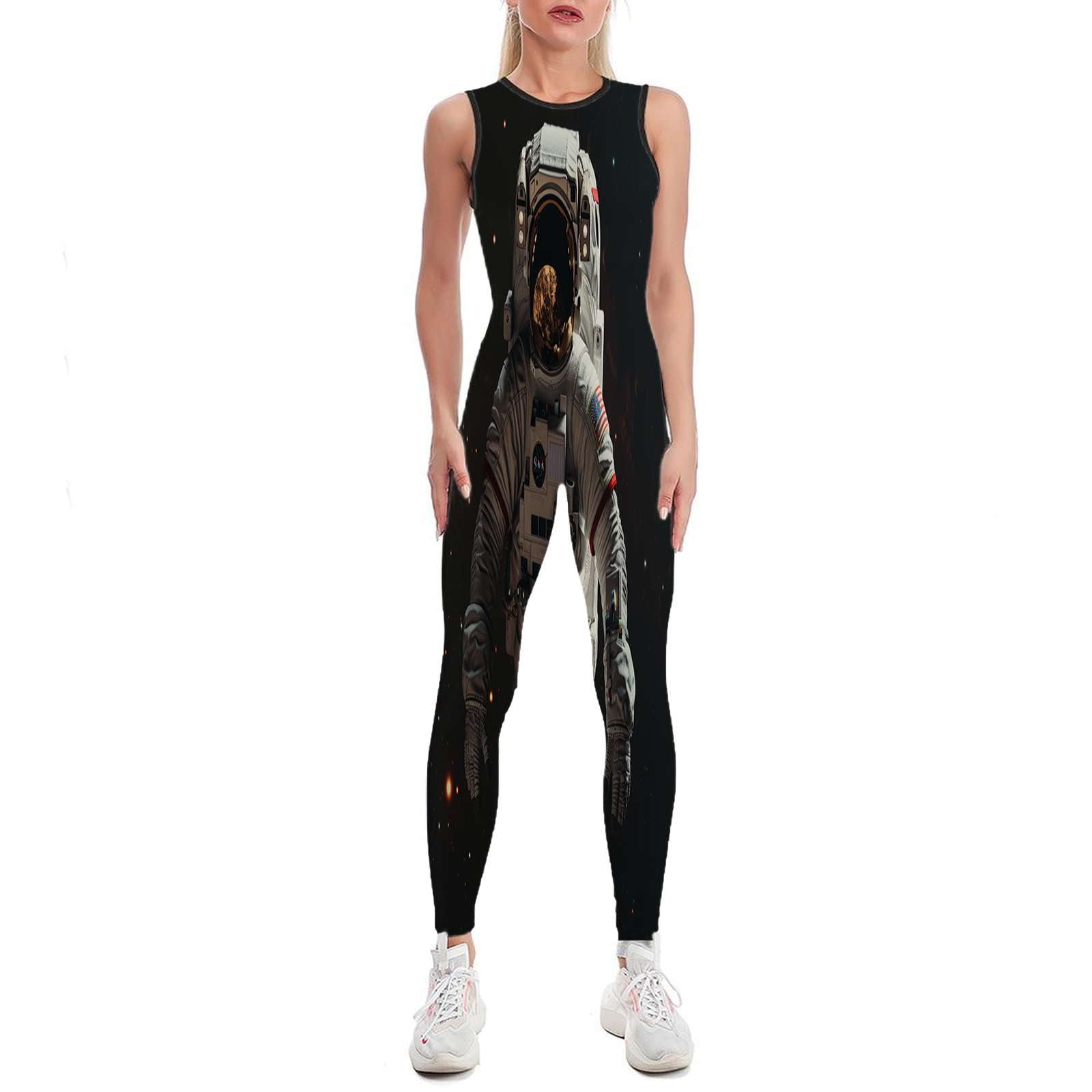 Astronaut Space Odyssey Women's One Piece Yoga Jumpsuits Leggings ...