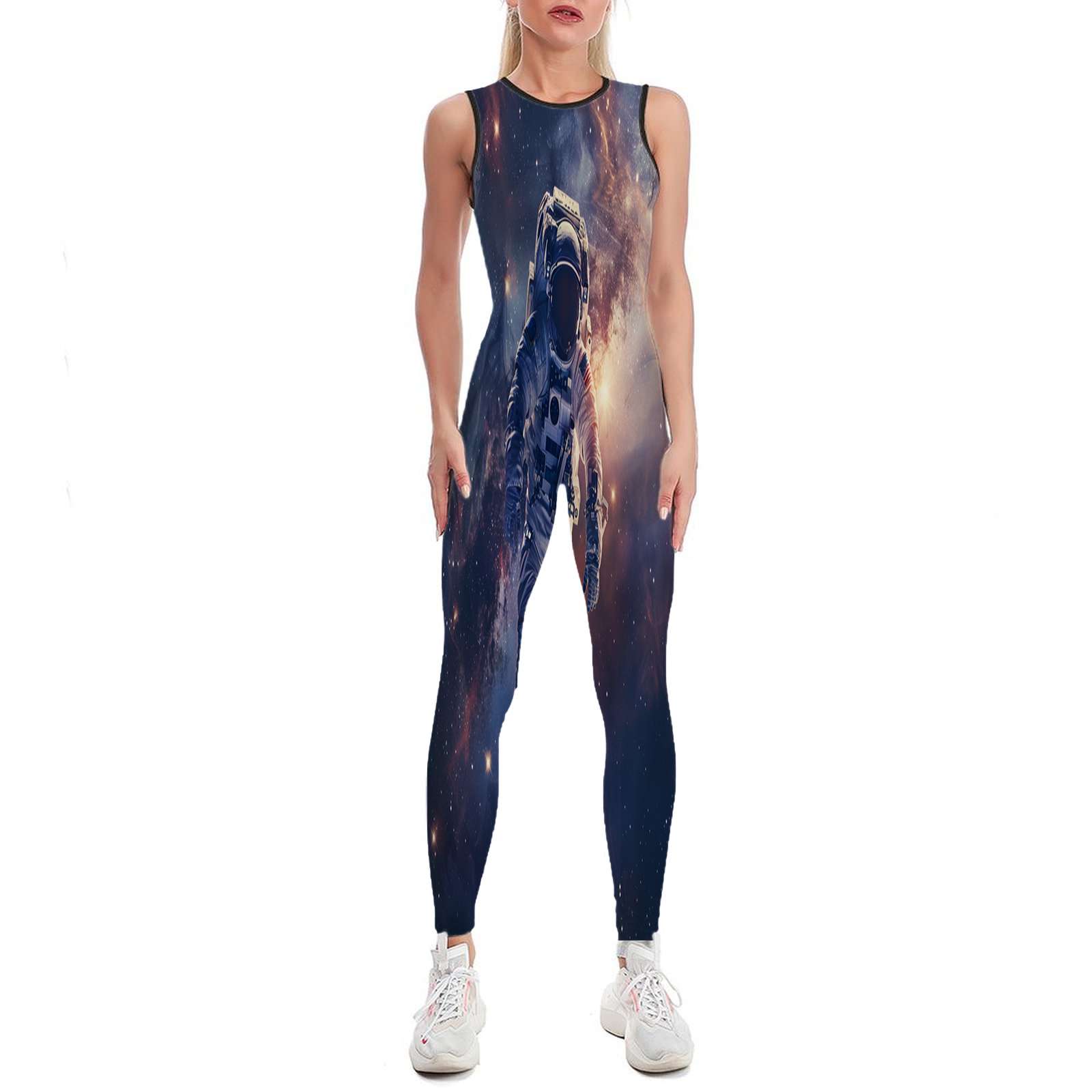 Astronaut Space Odyssey Women's One Piece Yoga Jumpsuits Leggings ...