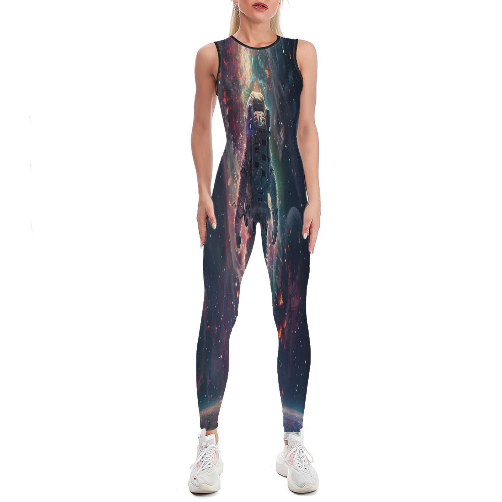 Astronaut Space Odyssey Women's One Piece Yoga Jumpsuits Leggings ...