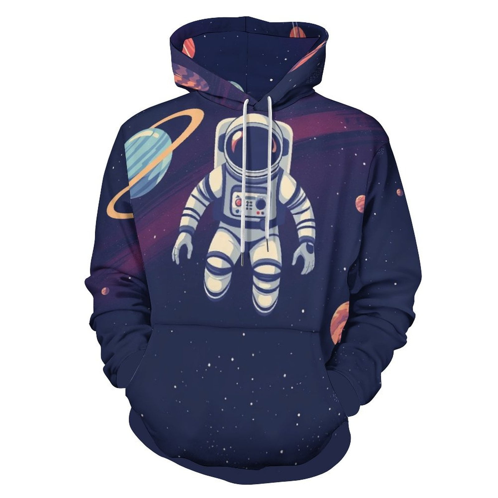 Astronaut Space Planets(3) Hoodie Men Women Sweatshirt Loose Casual ...
