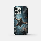 Astronaut Space Rock Phone Case Cosmic Adventure Art for iPhone 17 16 ...