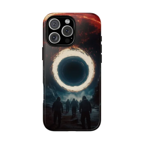 Astronaut Space Vortex Portal Phone Case for iPhone 17 to 11 Pro Max ...