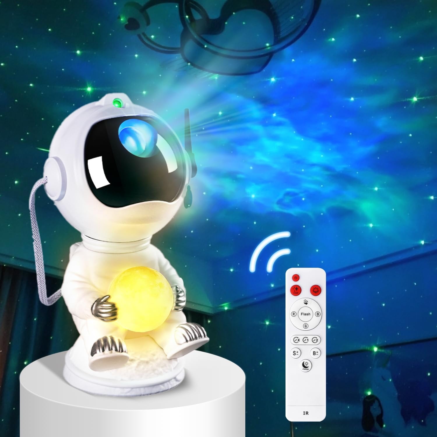 Astronaut Star Projector Galaxy Night Light, Space Projector, 2024 ...