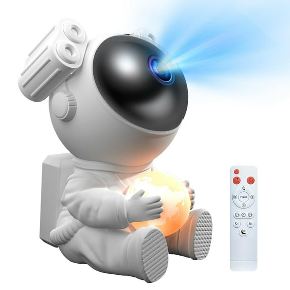 Astronaut Star Projector Galaxy Night Light - Space Projector, Nebula ...