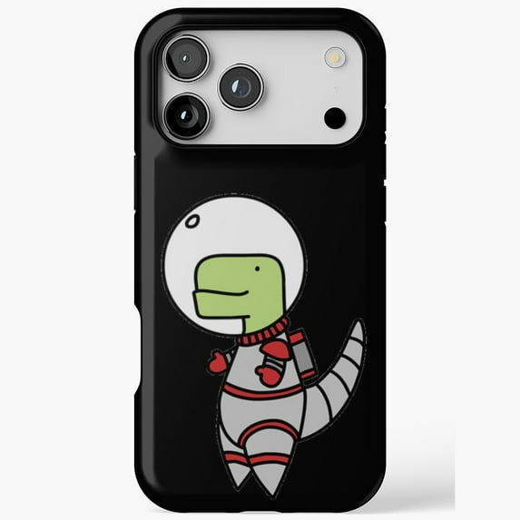 Astronaut T-Rex Character Timmy Phone Case for iPhone 11 through 17 Pro ...