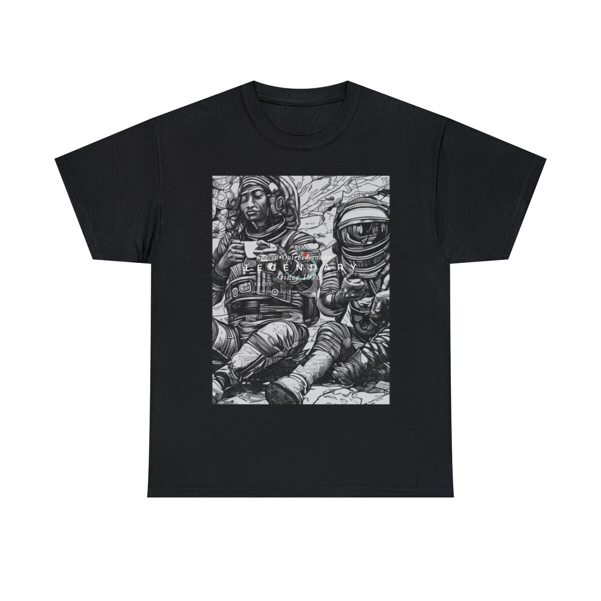 Astronaut T-Shirt featuring Indigenous Taíno Designs - Unique Cultural ...