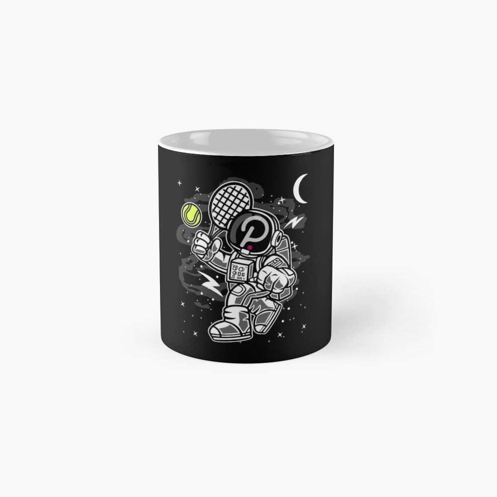 Astronaut Tennis Polkadot DOT Coin To The Moon Crypto Token ...
