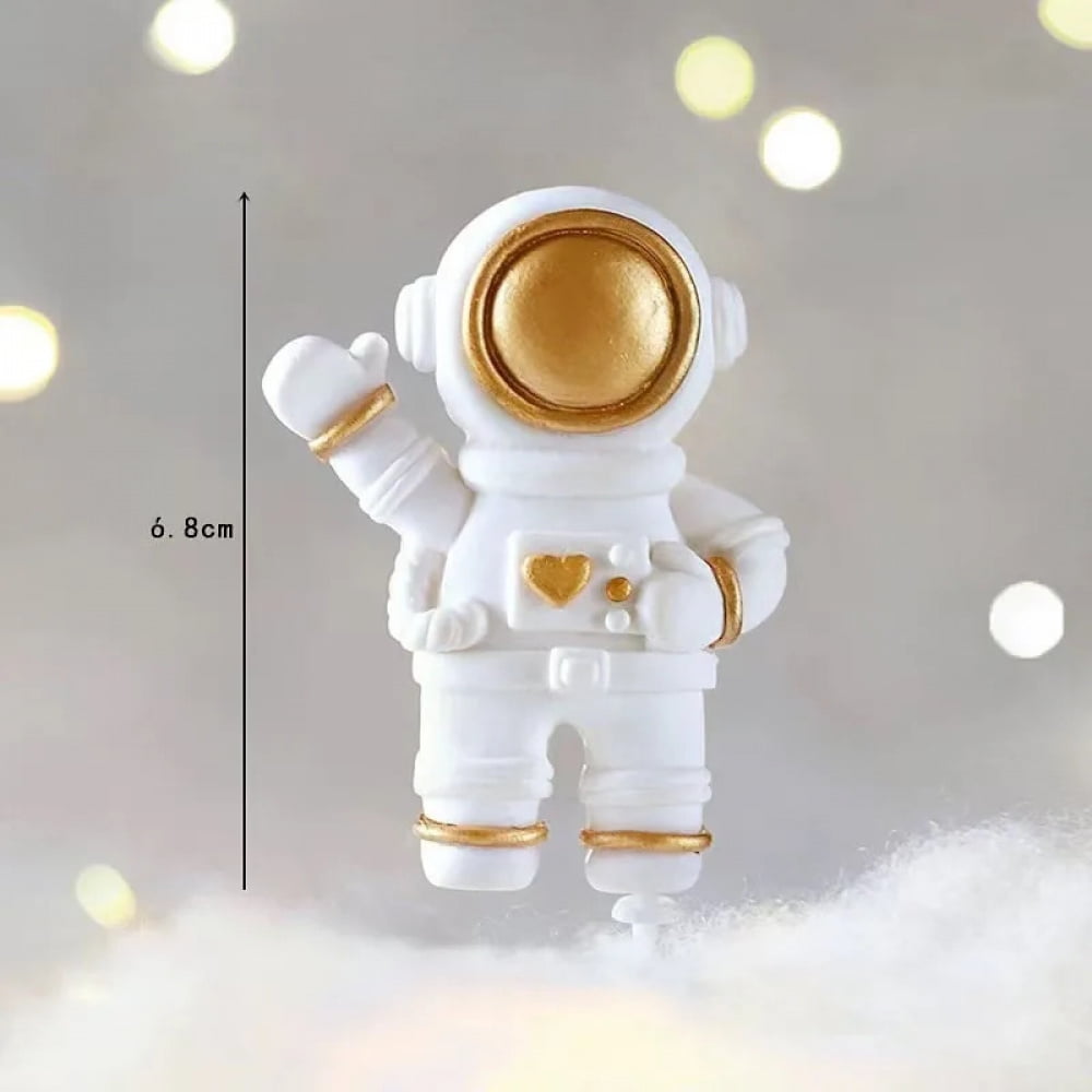 Astronaut Theme Cake Topper Planet Space Rocket Spaceship Birthday ...