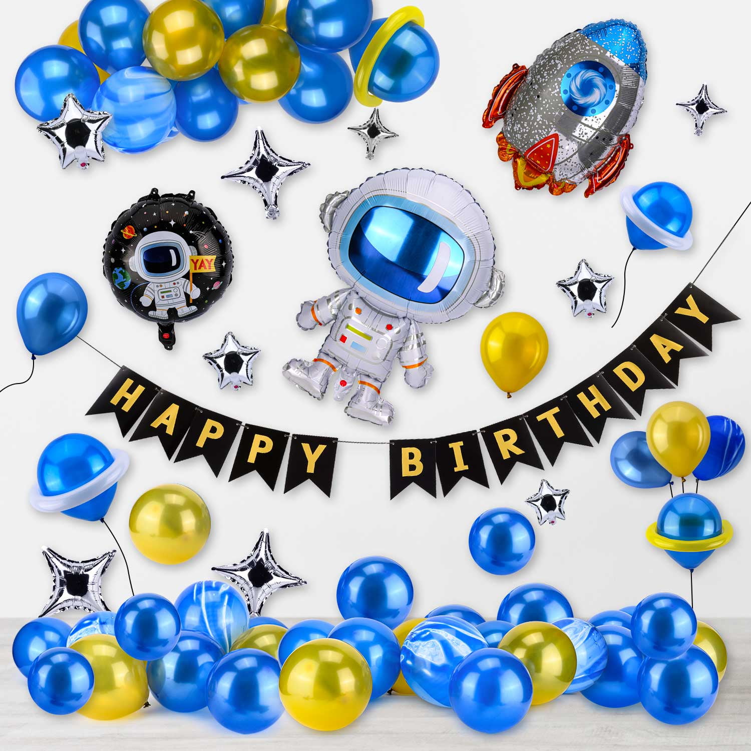 Astronaut Themed Party Supplies, Outer Space Birthday Party Decorations ...