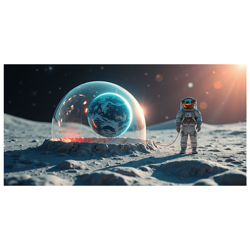 Astronaut Themed Space Exploration Banner Backdrop Background Party ...