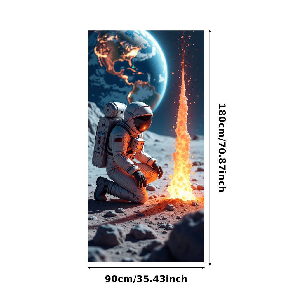 Astronaut Themed Space Exploration Banner Backdrop Background Party ...