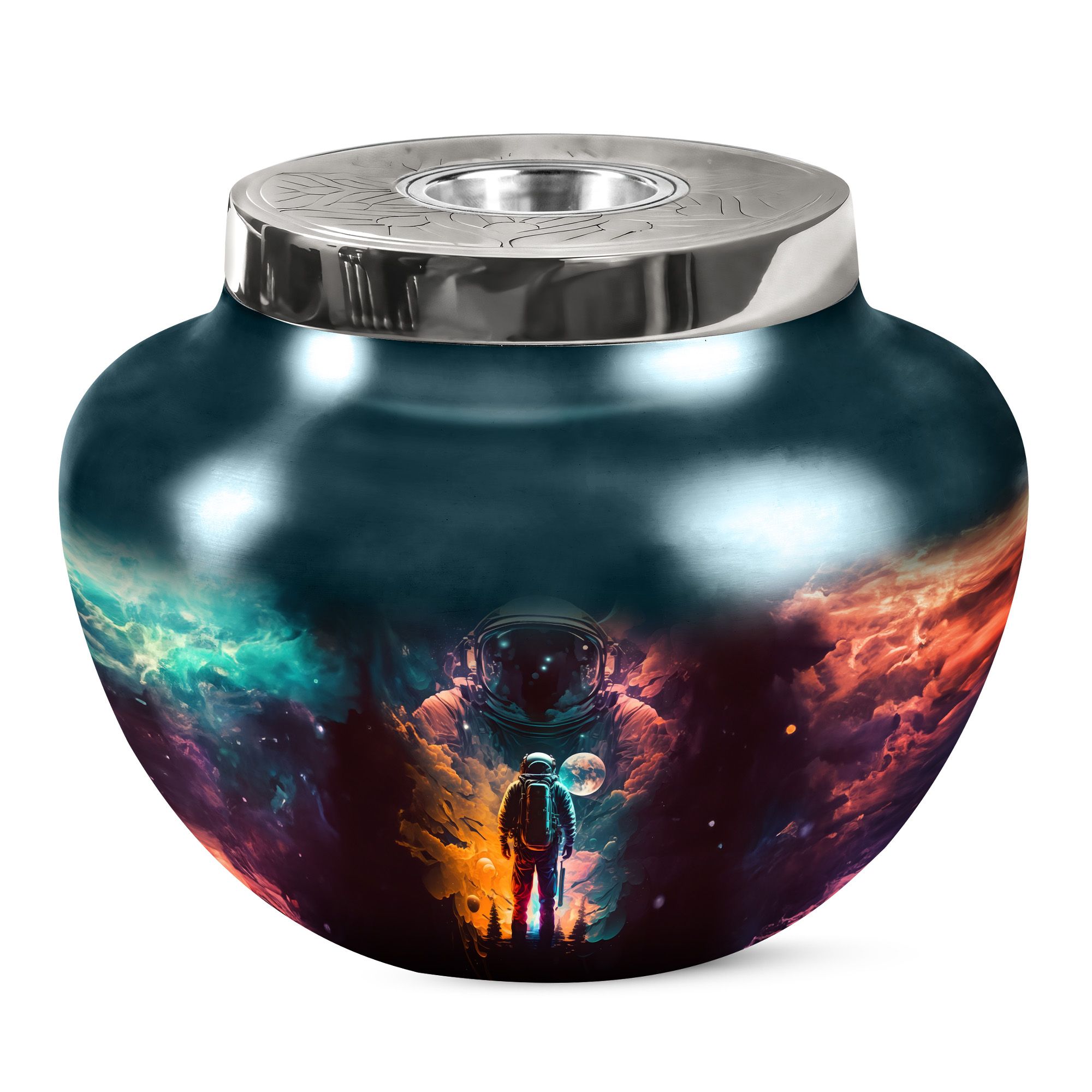 Astronaut Urn - Funeral Urns For Human Ashes - Urn For Mom Ashes & Dad ...
