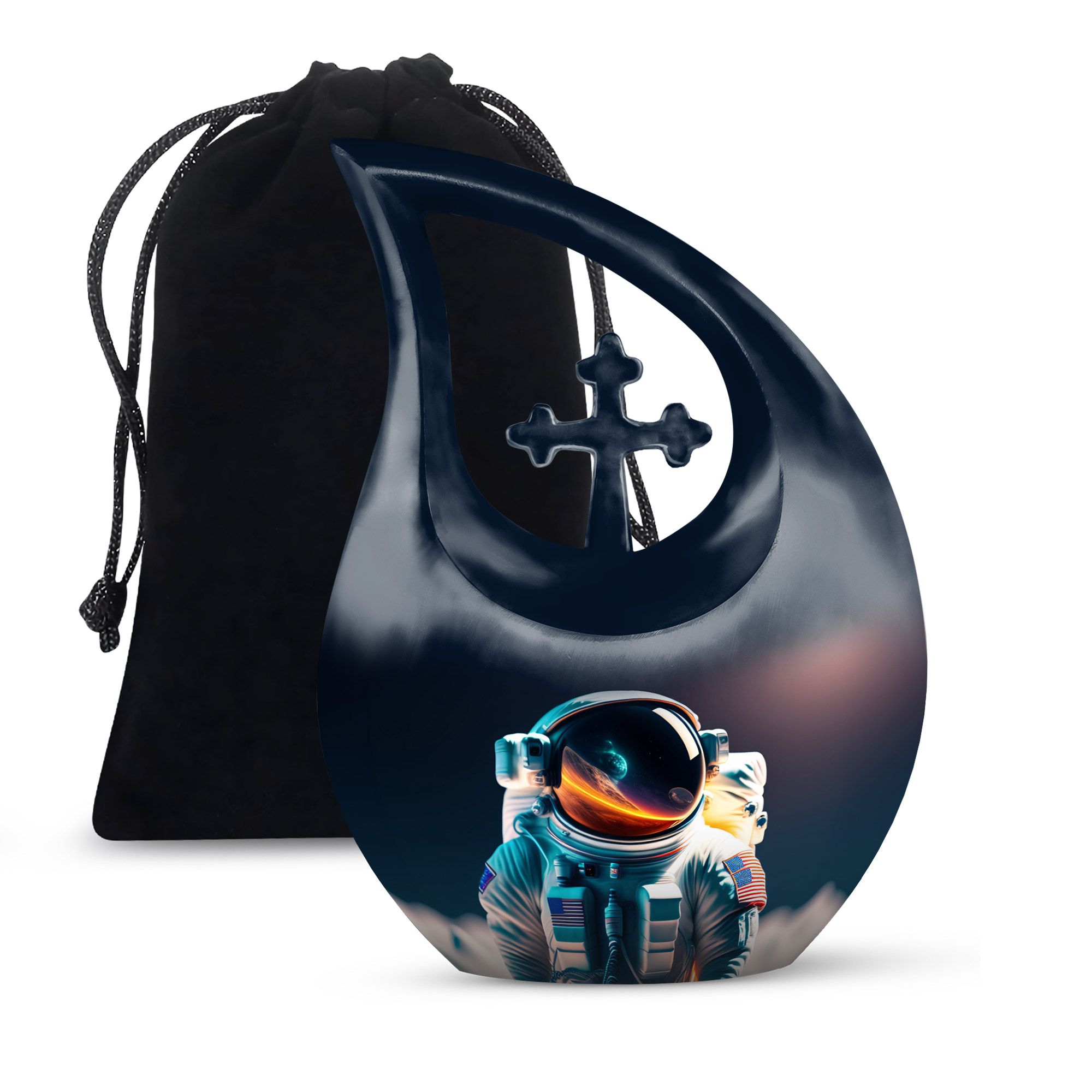 Astronaut Urn - Large Decorative Urn - Urn For Ashes For Women - Urn For Ashes Adult Male ...