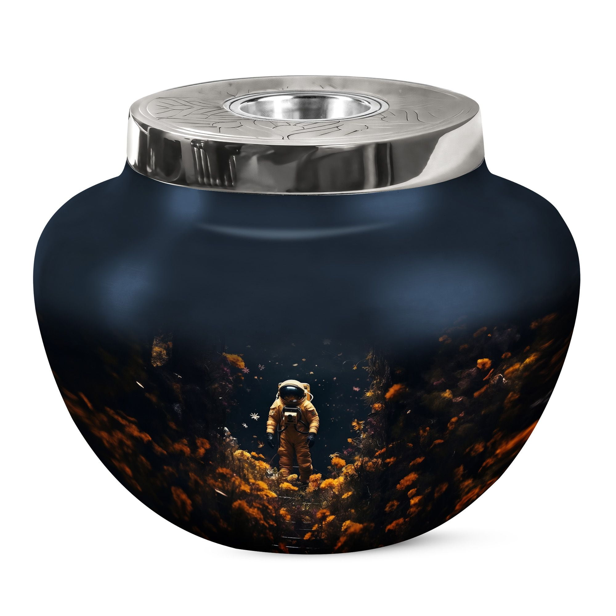 Keepsake Urn For Mother Or Grandmother Star Galaxy Small Urn For Ashes ...