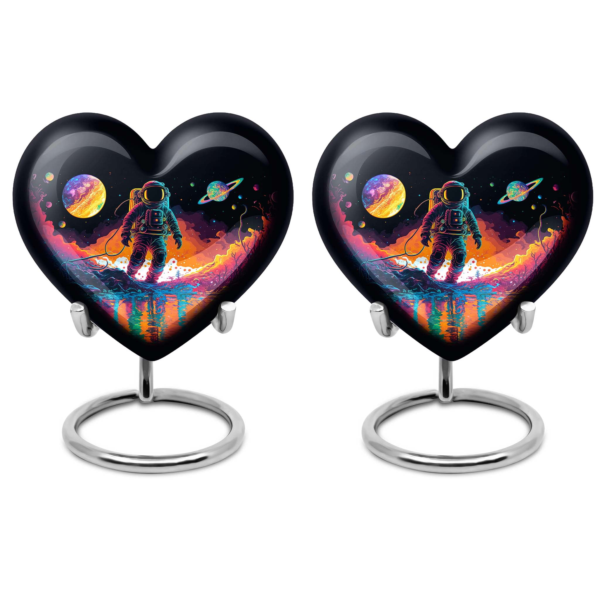 Astronaut Walk Space Small Urns For Human Ashes Dad - Urns For Human ...