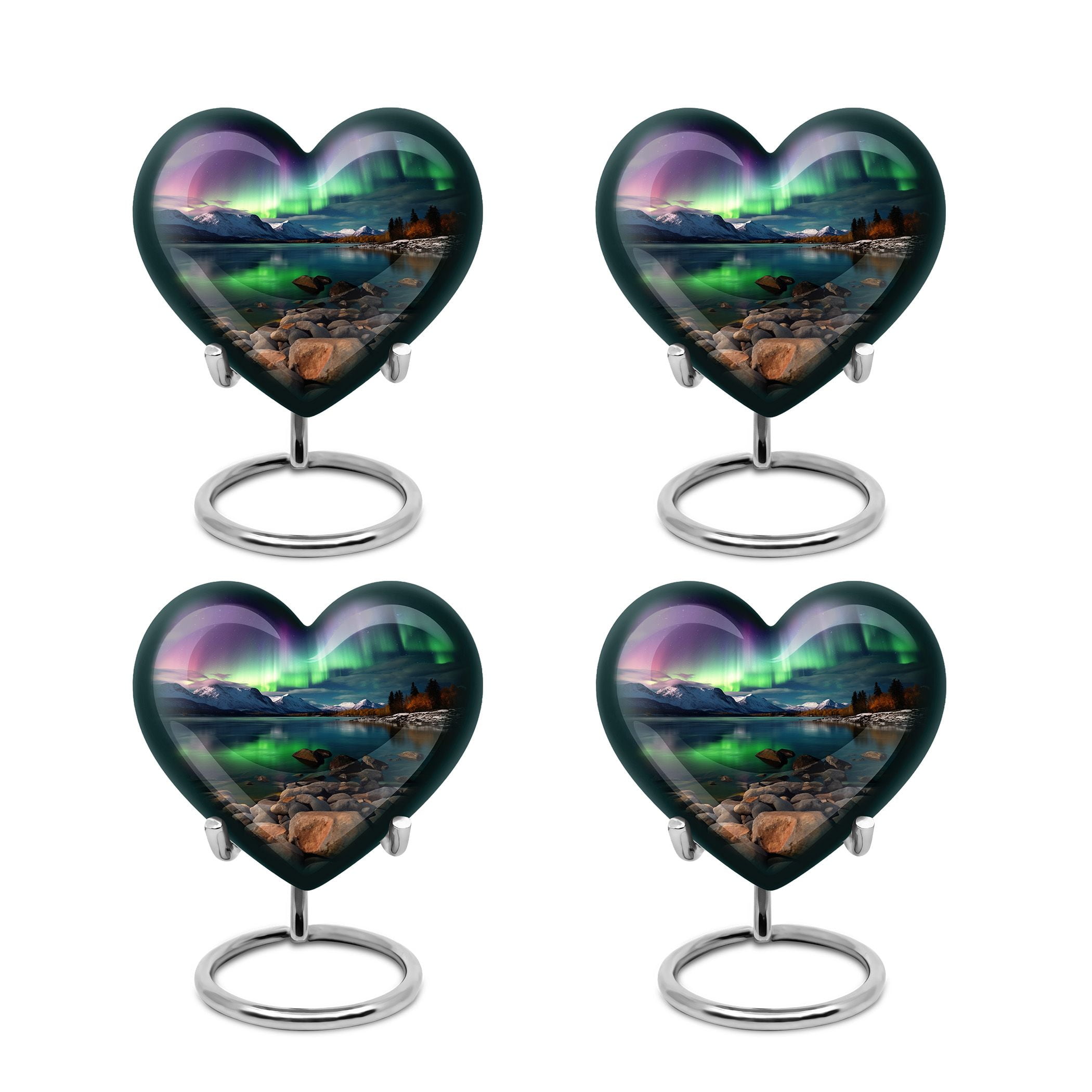 Astronaut With Planet Sunset Background - Urns For Adult Male Dad ...