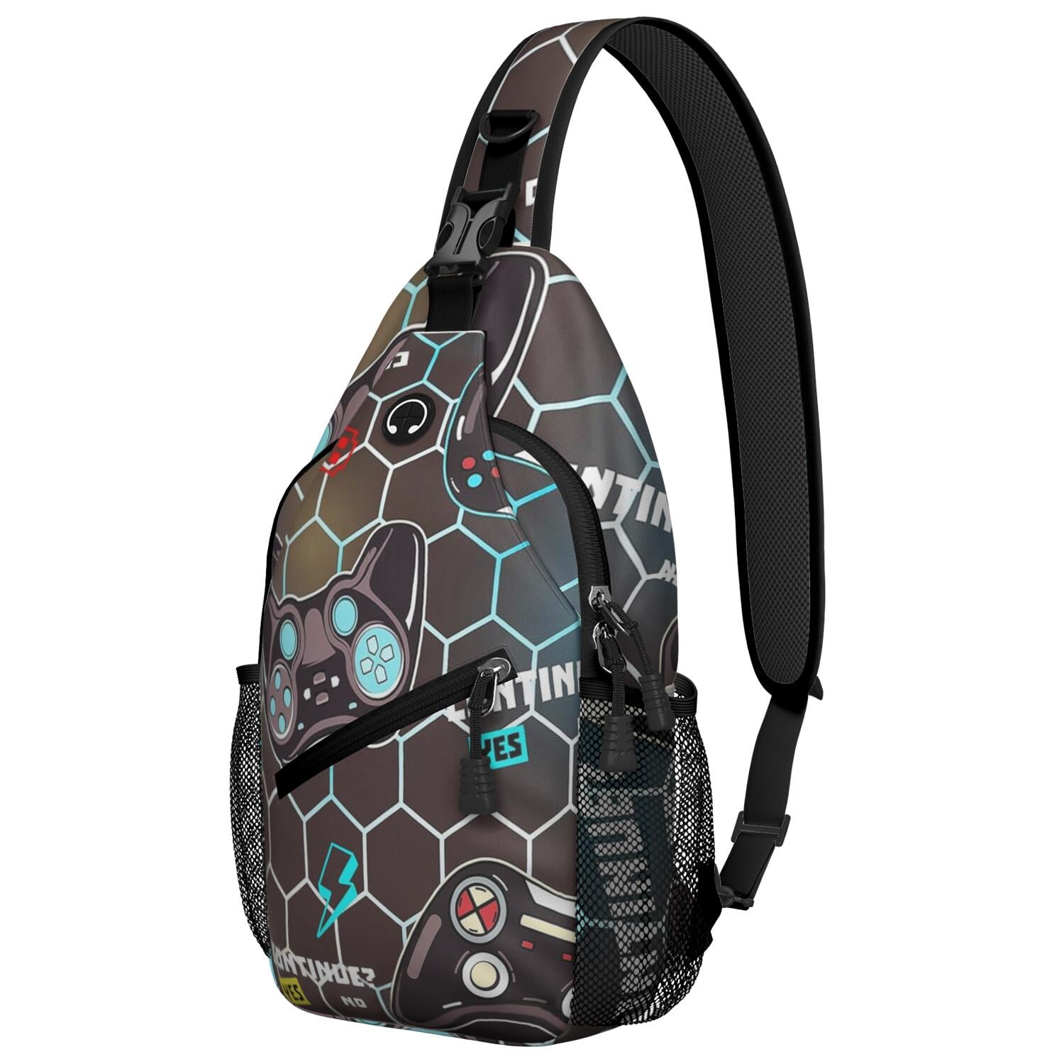 Astronaut and Rocket Sling Backpack, Planet and Nebula Design, Starry ...