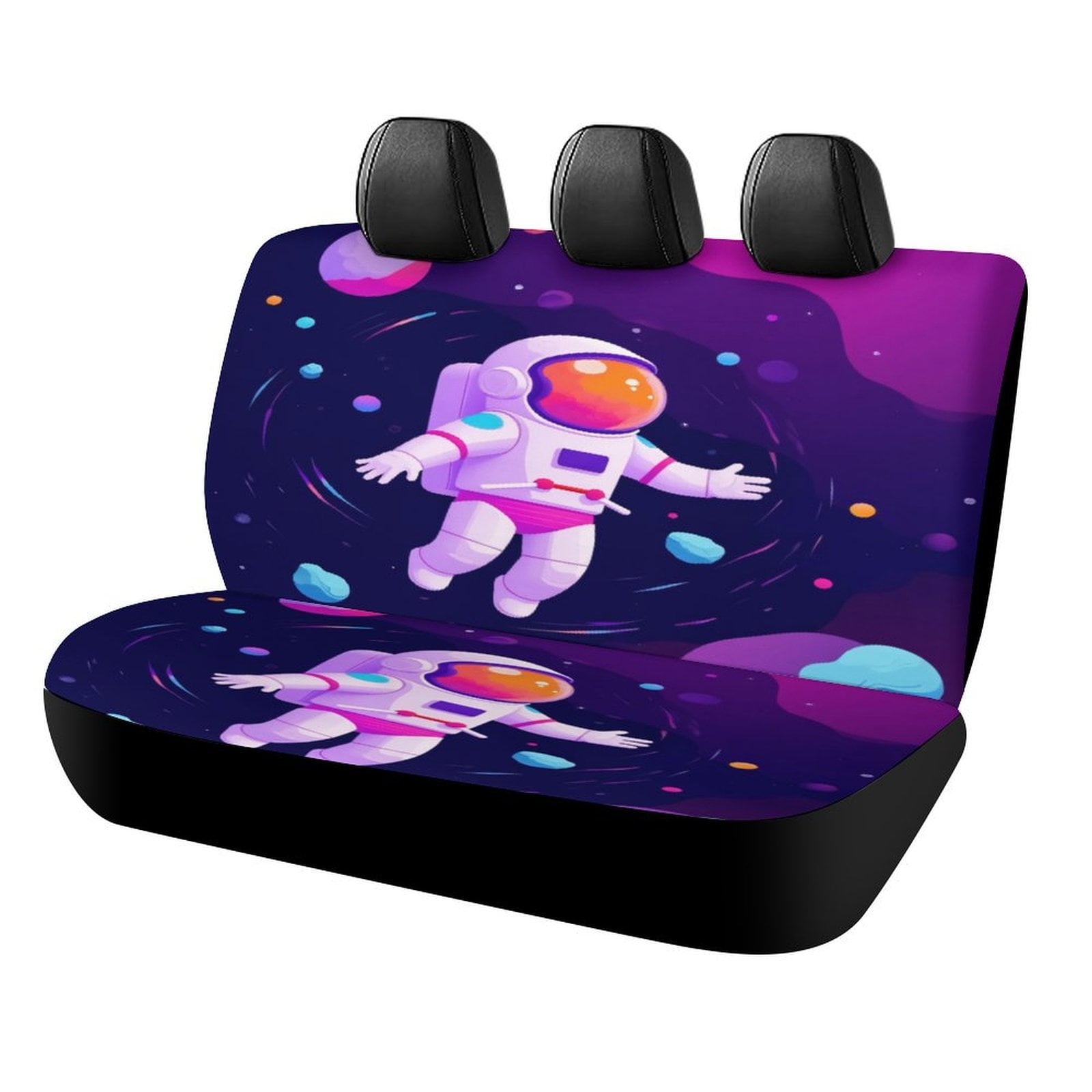 Astronaut in Cosmic Orbit Car Rear Seat Covers,Bench Back Seat Cover ...