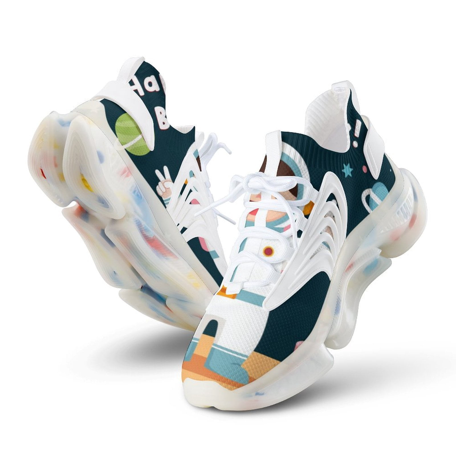 Astronaut's Birthday in Space! Walking Shoes for Men Woman Lightweight ...