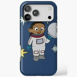 Astronaut with Cornrows and Stars Cartoon Phone Case Compatible across ...