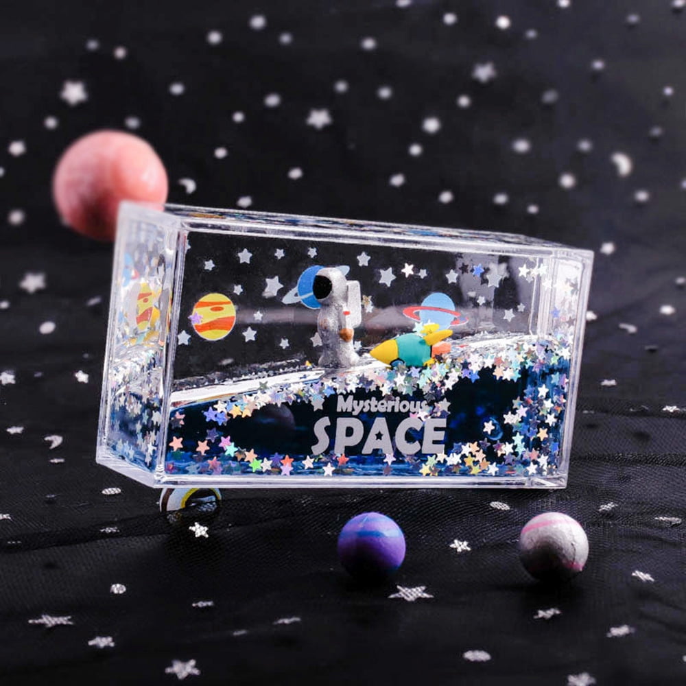 Astronauts Fluid Drift Bottle Decoration Desk Fluid Floating Decoration ...