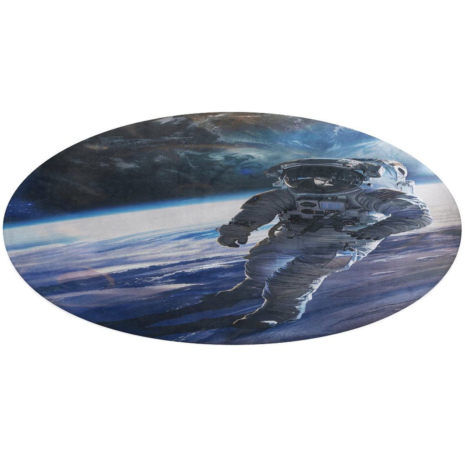 Astronauts in Space Washable Round Rug -Circle Area Rugs for Nursery ...