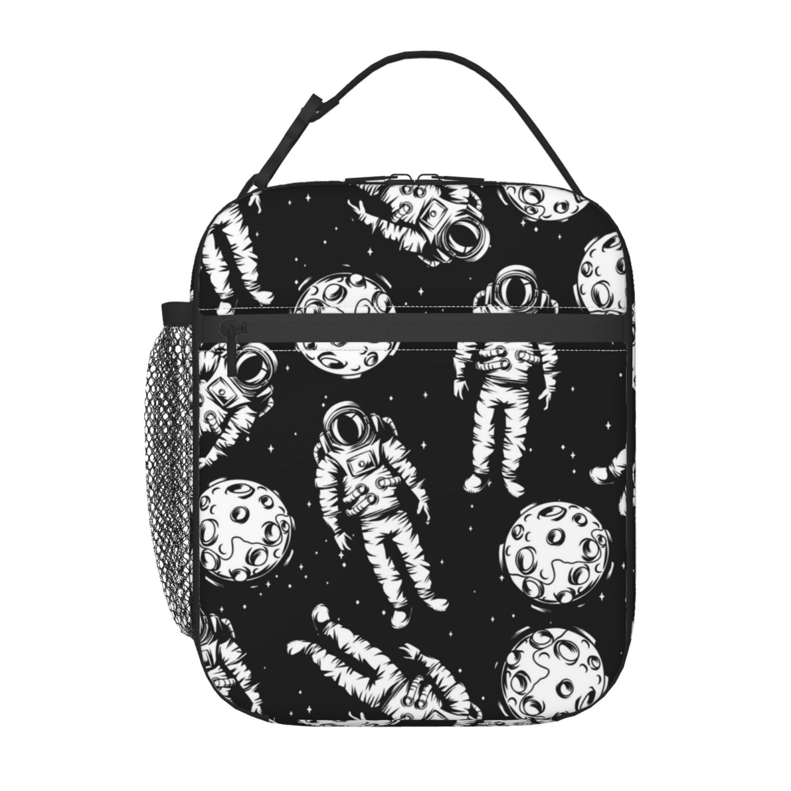 Astronauts and Moons Insulated Lunch Bag, Lunch Box for Office Travel ...