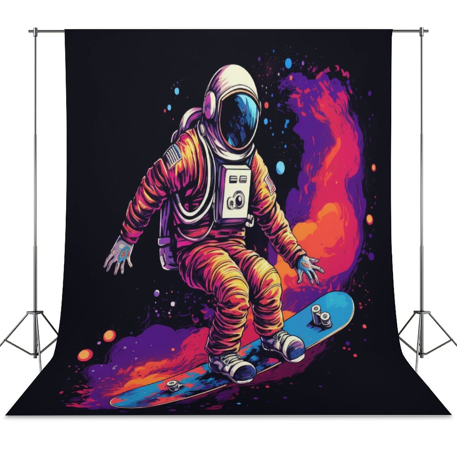 Astronauts in Space Backdrops for Photography Kids Adult Photo Booth ...