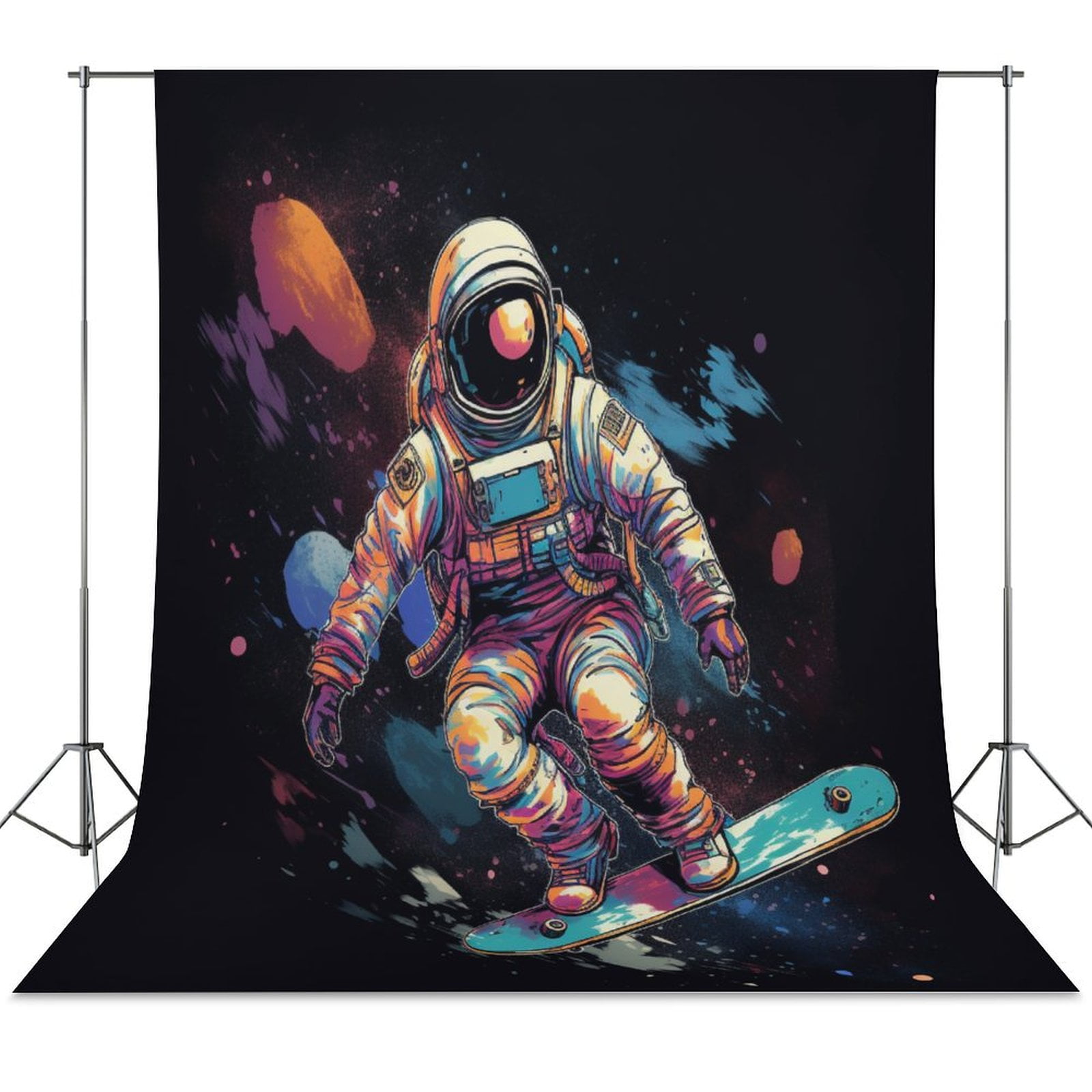 Astronauts in Space Backdrops for Photography Kids Adult Photo Booth ...