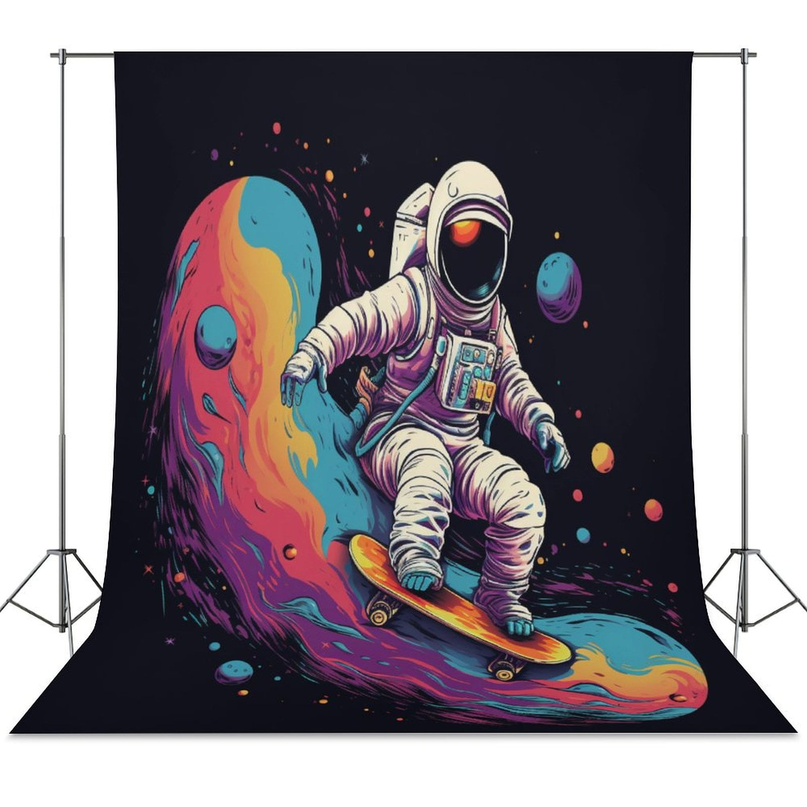 Astronauts in Space Backdrops for Photography Kids Adult Photo Booth ...