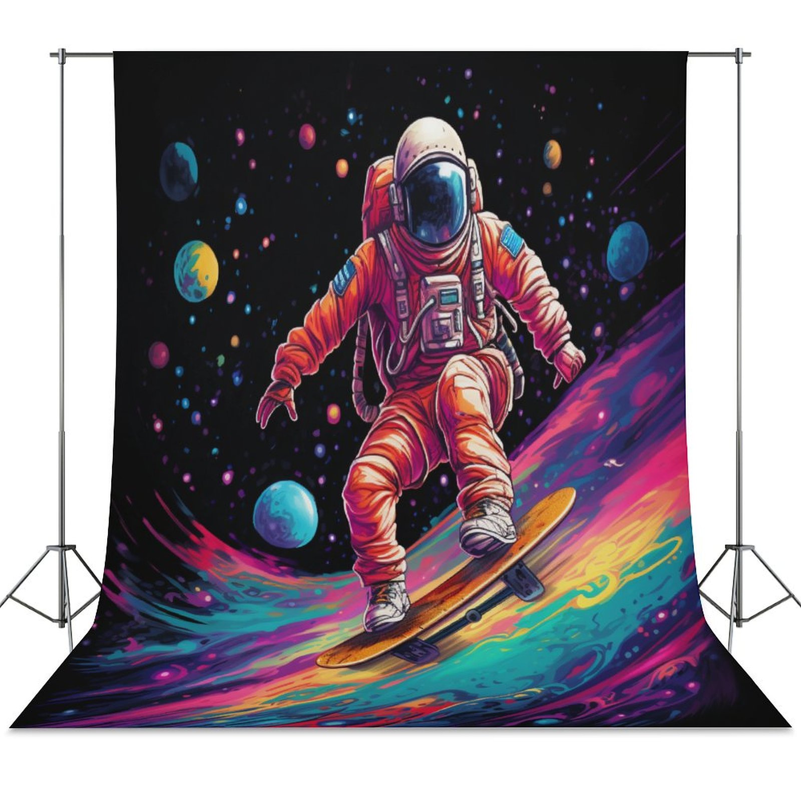 Astronauts in Space Backdrops for Photography for Party Backdrop ...