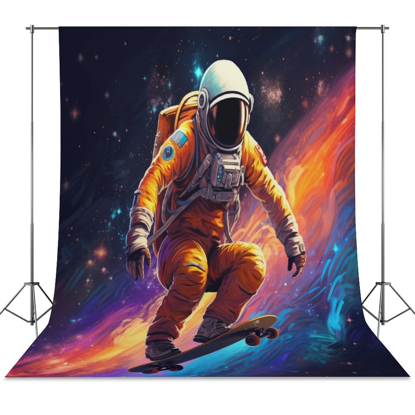 Astronauts in Space Backdrops for Photography for Party Backdrop ...