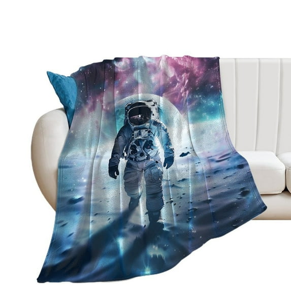 Astronauts in Space Throw Blanket for Women, Men & - Super Soft Plush ...