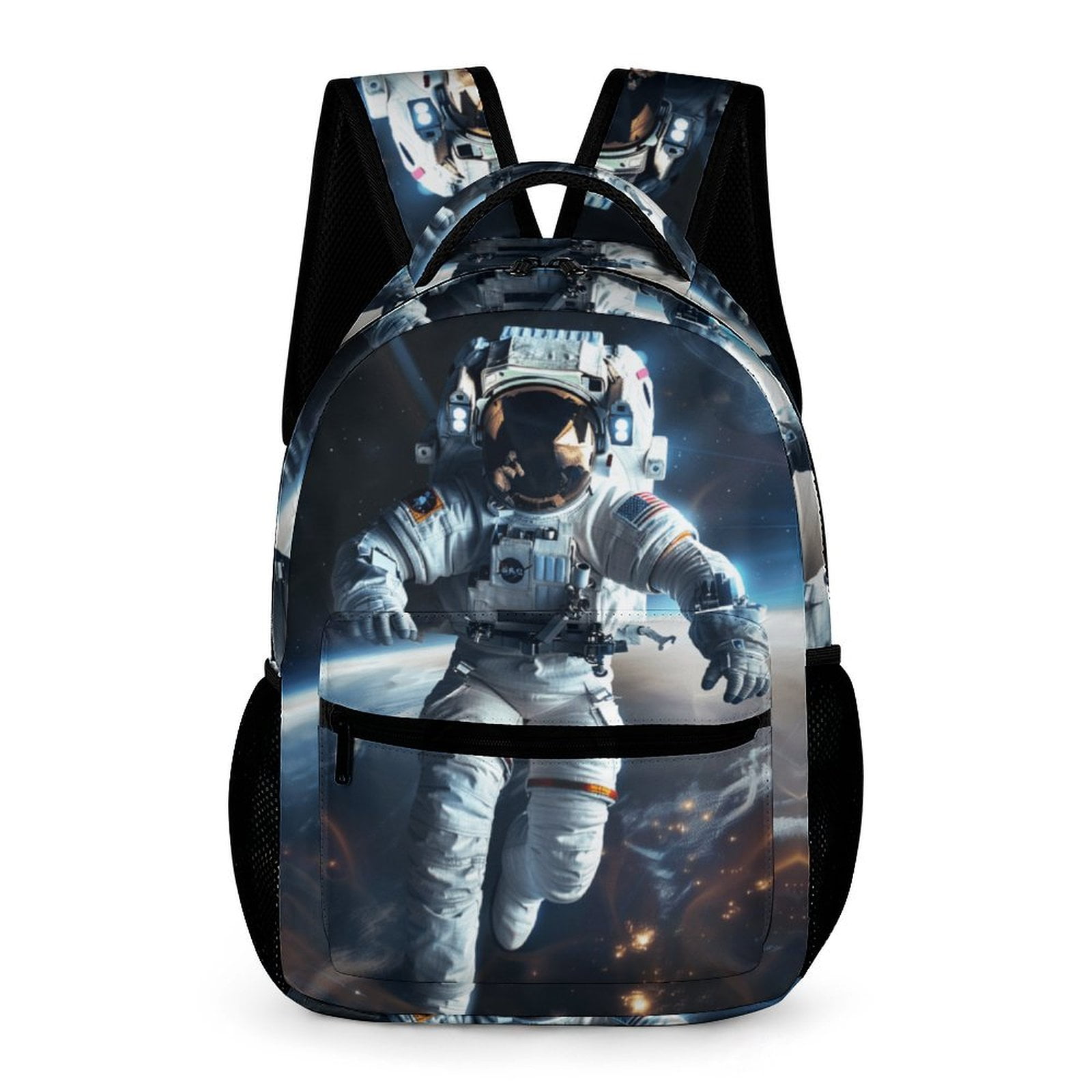 Astronauts walk in space For Backpack Preschool Elementary Kindergarten ...