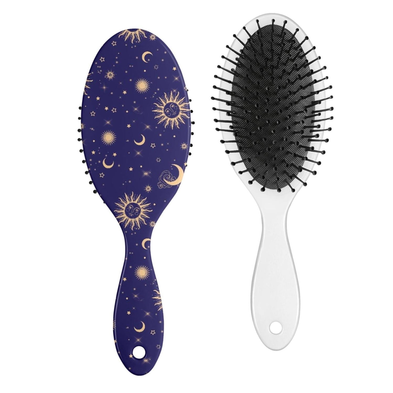Astronomical Constellation Hair Brush - No-Pull Comfort, Reduces Static ...