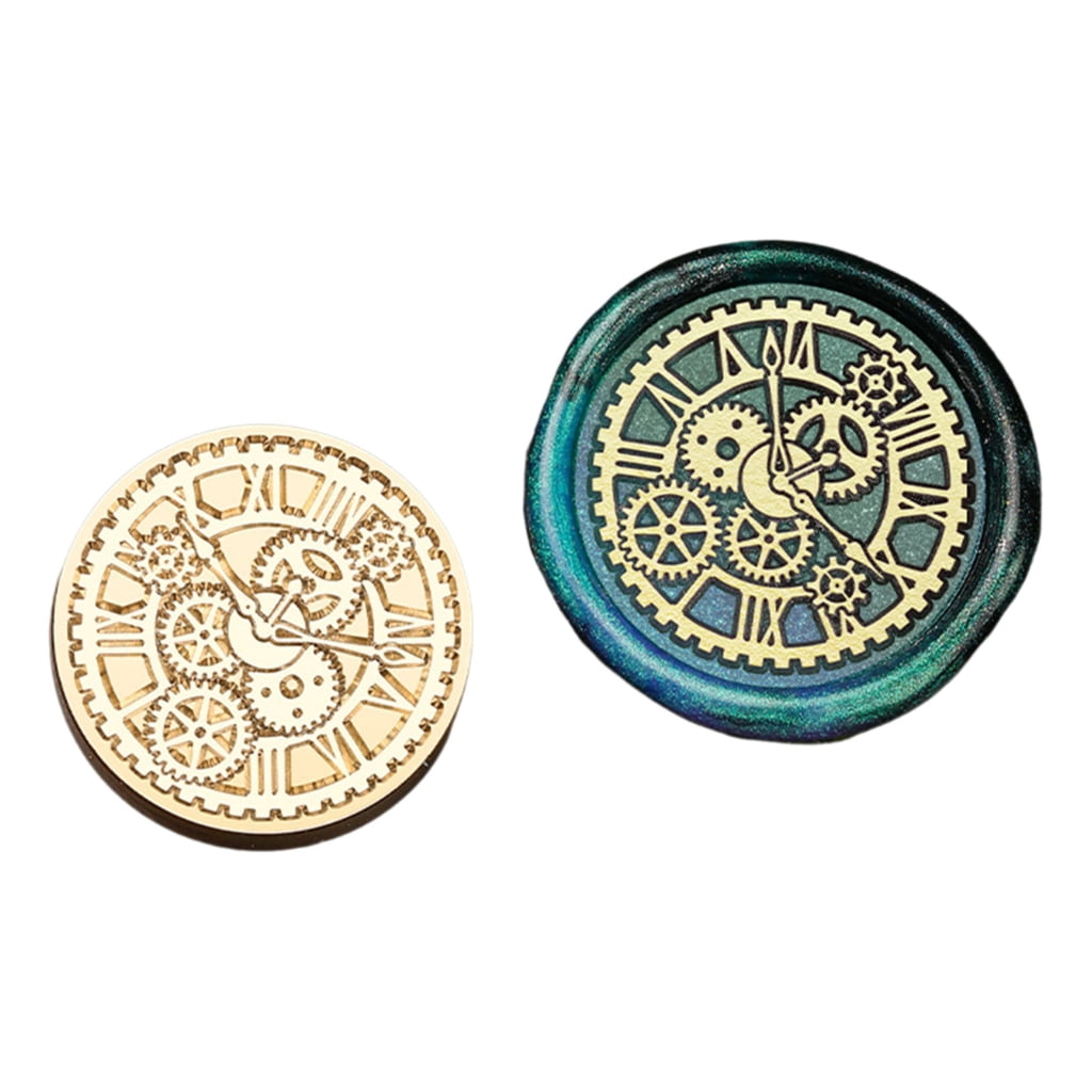 Astronomical Series Sealing Waxed Stamp Brass Head Clock Wax Seal Stamp ...