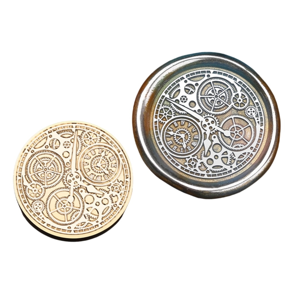 Astronomical Series Sealing Waxed Stamp Brass Head Clock Wax Seal Stamp ...