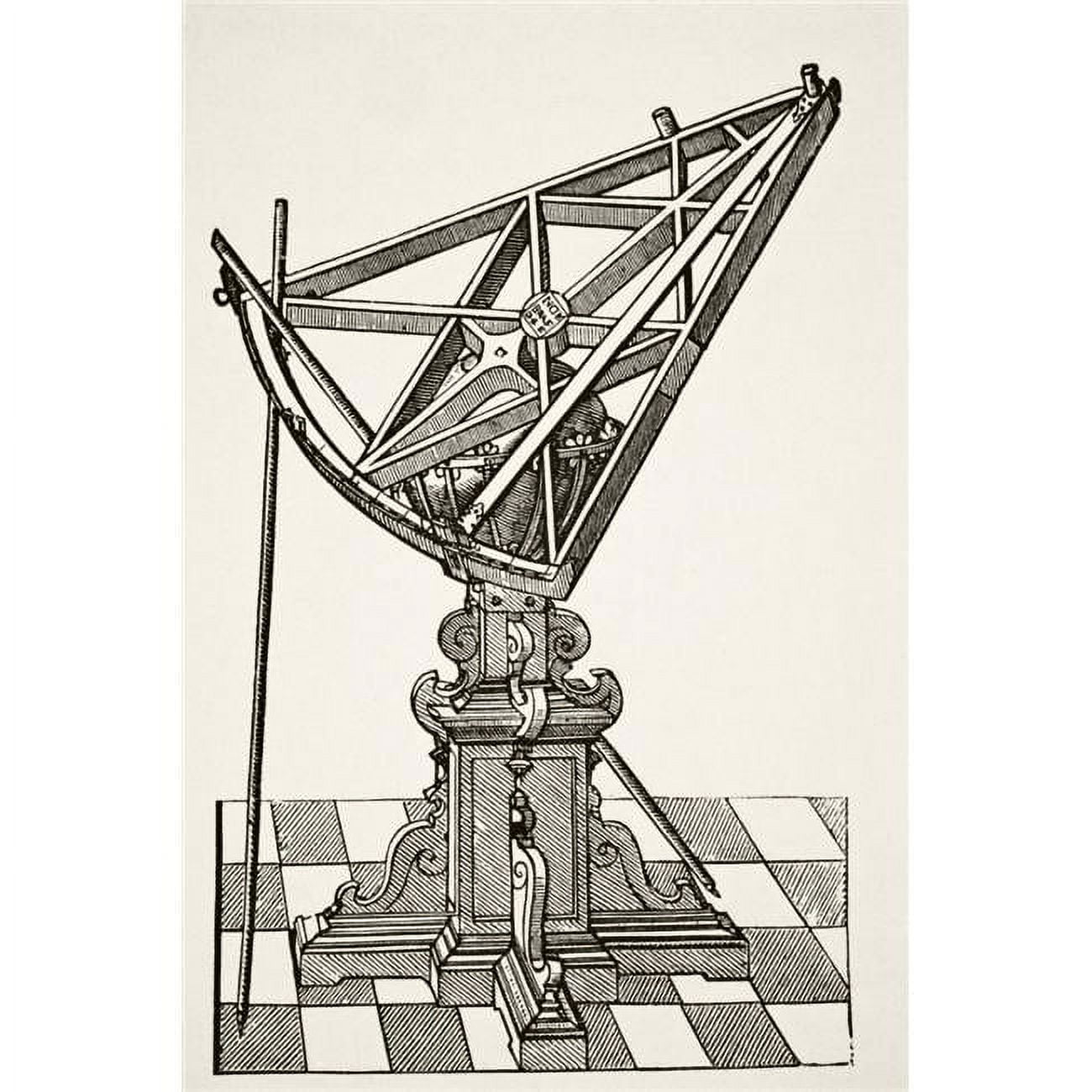 Astronomical Sextant for Measuring Distances After Copper Engraving In ...