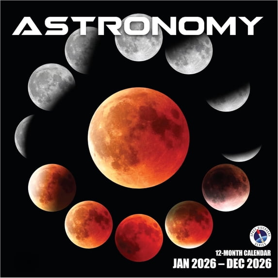 Astronomy 2026 Wall Calendar 12 Month | 12" x 24" Open | Thick & Sturdy ...