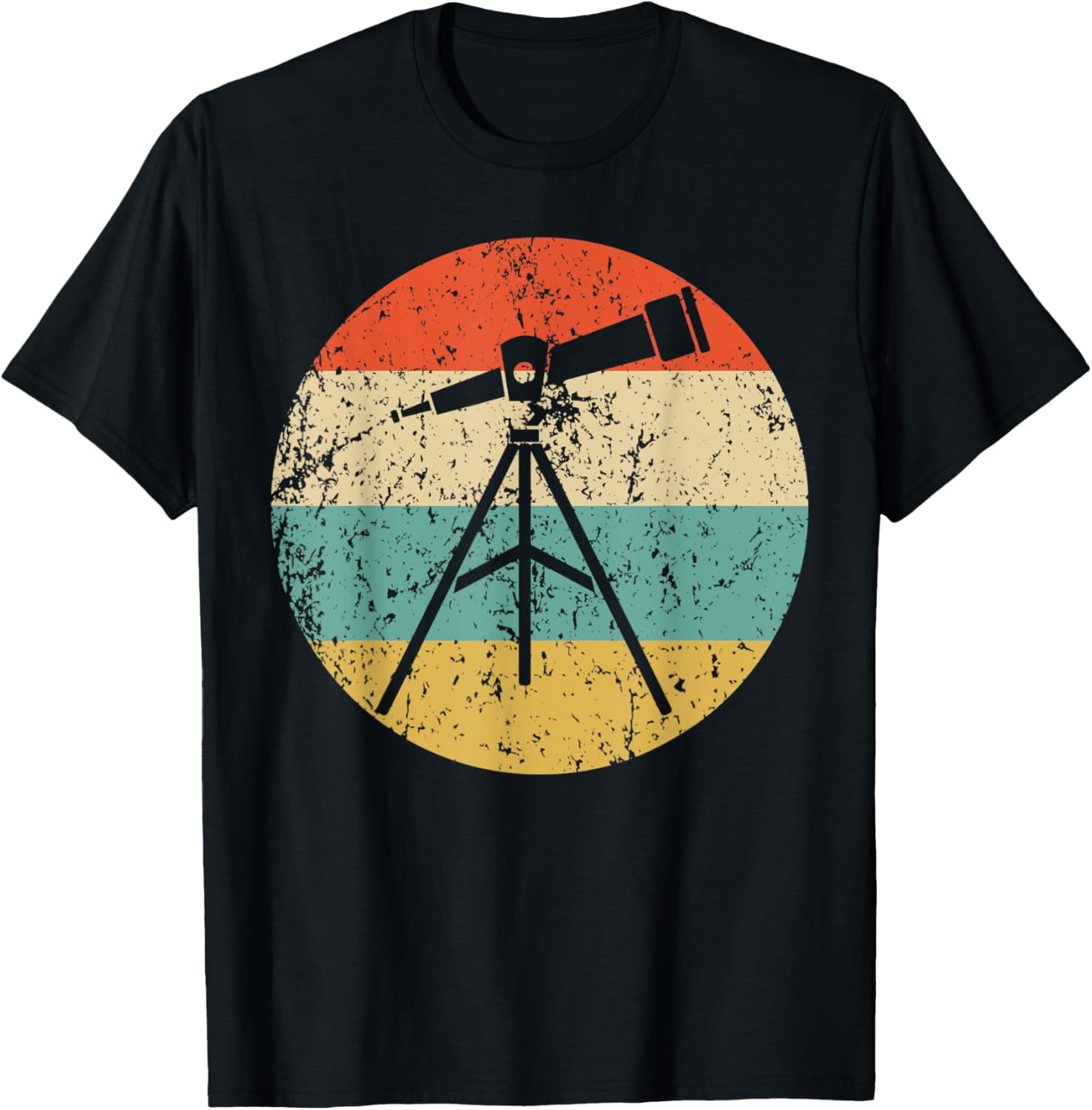 Astronomy Astronomer Telescope Retro Space Science T-Shirt men and ...