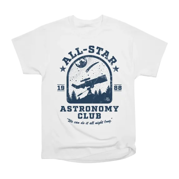 Astronomy Club Midnight Blue T-Shirt Tee Gift For Him Merch For Her ...