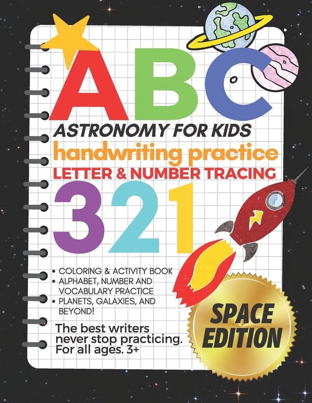 Astronomy for Kids, Handwriting Practice Letter & Number Tracing (The ...