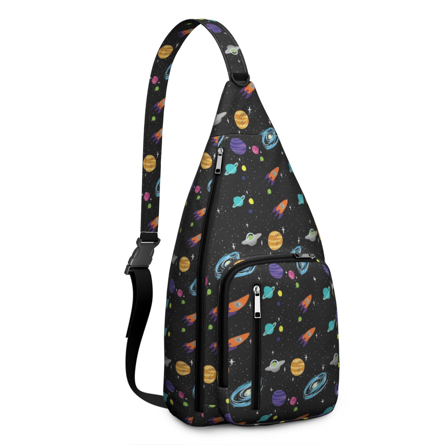 Astronomy Sling Backpack - Detailed Solar System Design Shoulder Bag ...